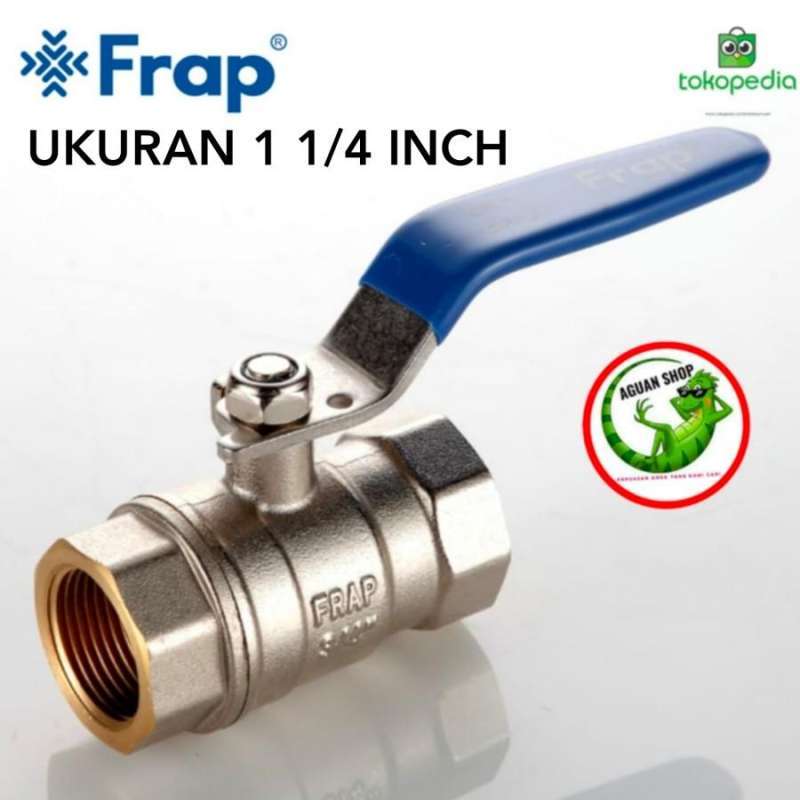 Jual Ball valve 1 1/4 inch kuningan tebal / brass solid di Seller Aguan ...