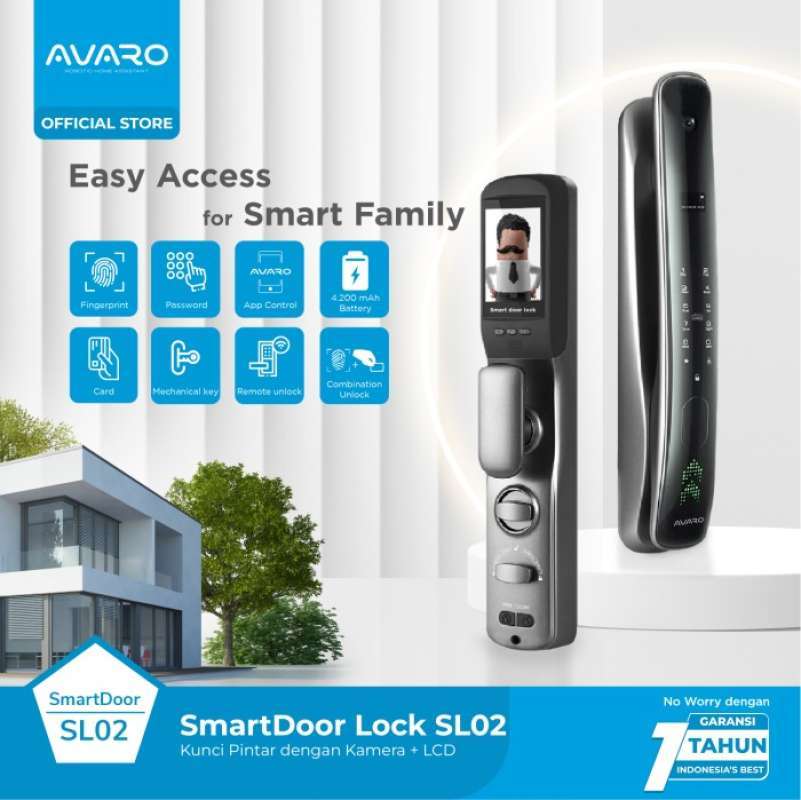 Jual AVARO Smart Door Lock Digital Handle Kunci Pintu - SL02 di Seller ZATI SHOP - Cengkareng ...