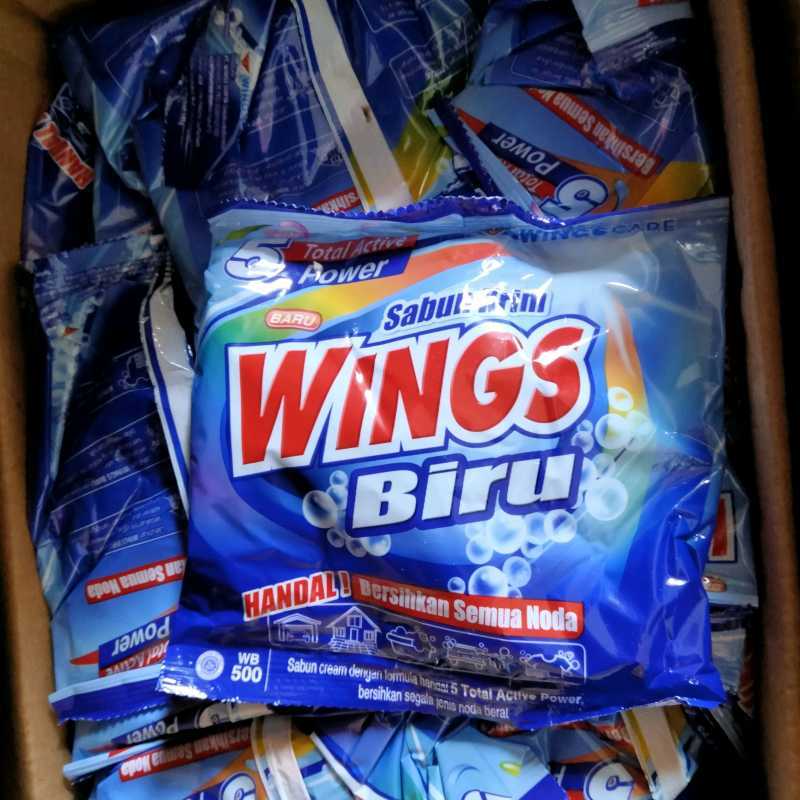 Jual WINGS Sabun Cream - Biru [209 gram] di Seller Toko Mlintu ...