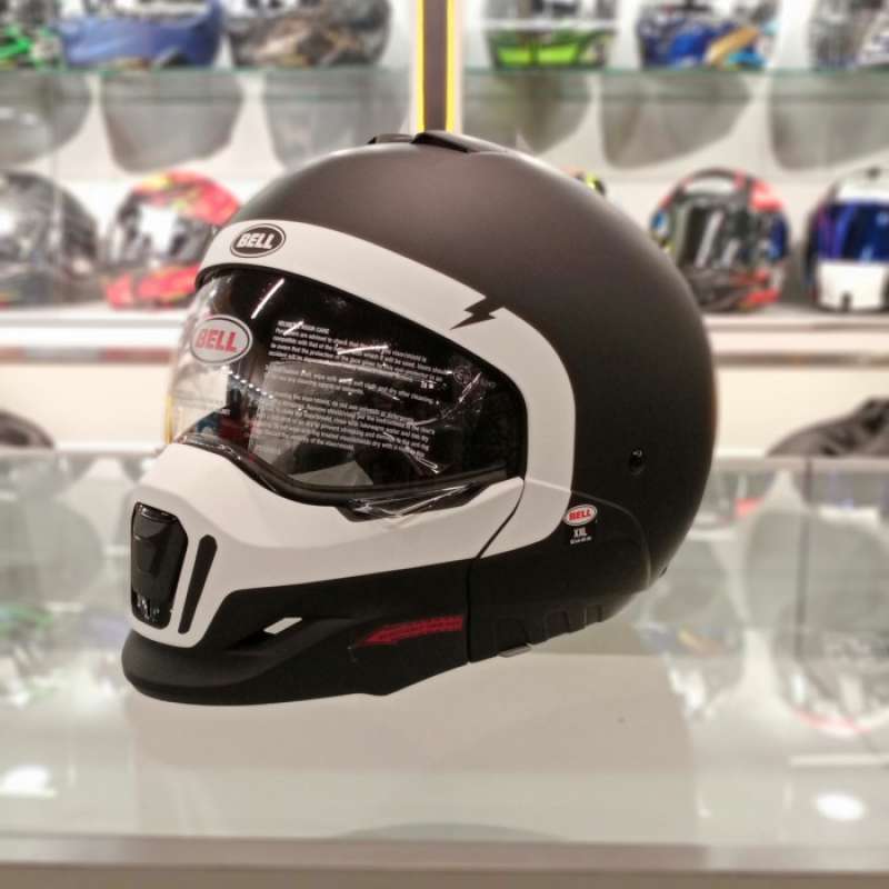 Jual BELL BROOZER CRANIUM HELM MOTOR MODULAR HELM MOTOR CLASSIC RETRO ...