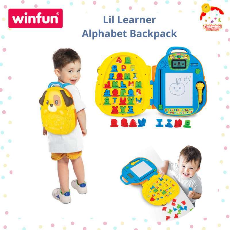 Jual Winfun Lil' Learner Alphabet Backpack di Seller TW Babytoys ...