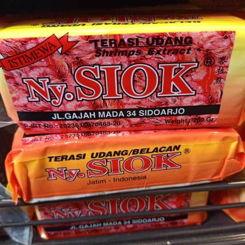 Jual Ny.Siok Terasi Udang Pak 200Gr di Seller jaya_berkat - Parung ...