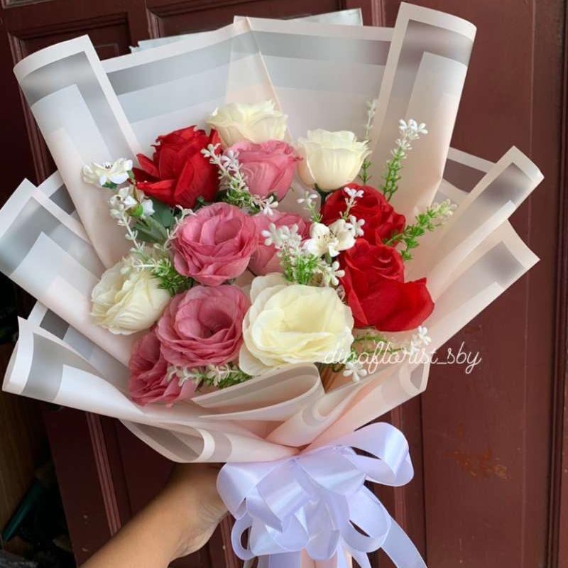 Jual Buket Bunga Palsu Artificial Di Seller Dina Florist Sememi Kota Surabaya Blibli