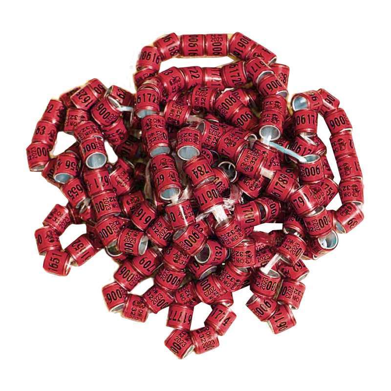Jual 50x 2023 Pigeon Leg Rings Bird Foot Bands For Bantam Finch Canary ...