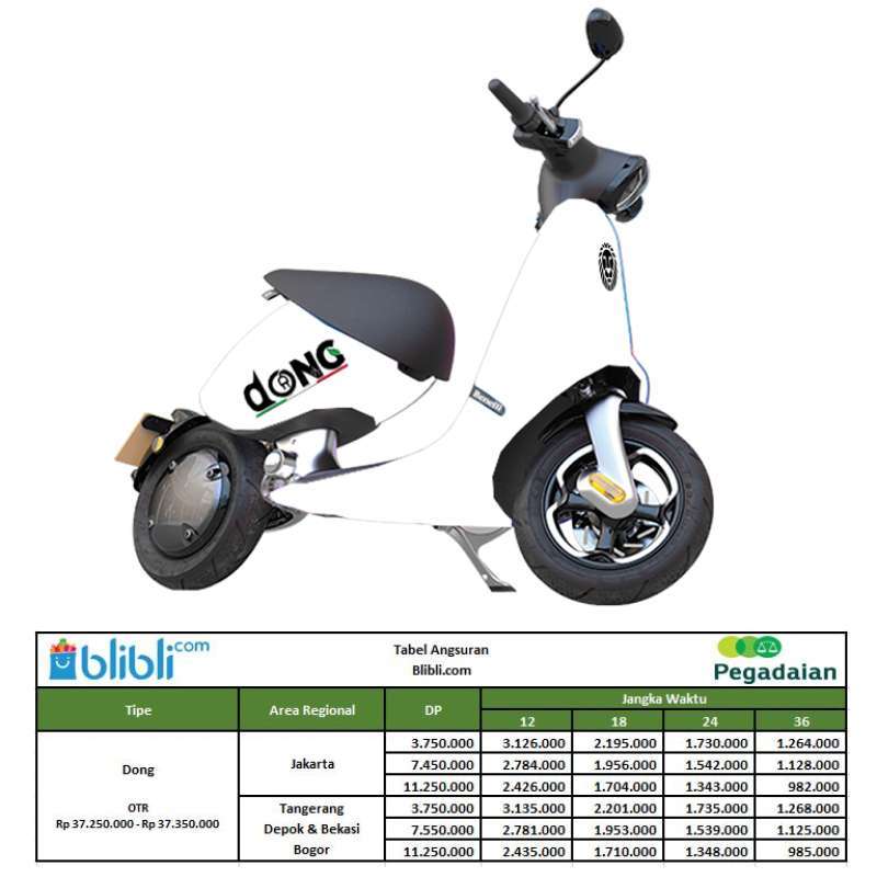 Jual Pegadaian - [dp] Benelli Dong Sepeda Motor Listrik [otr ...