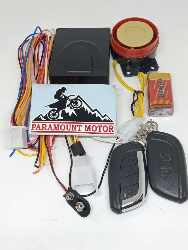 Promo alarm remote motor merk BHT alarm anti maling Diskon 43% di ...