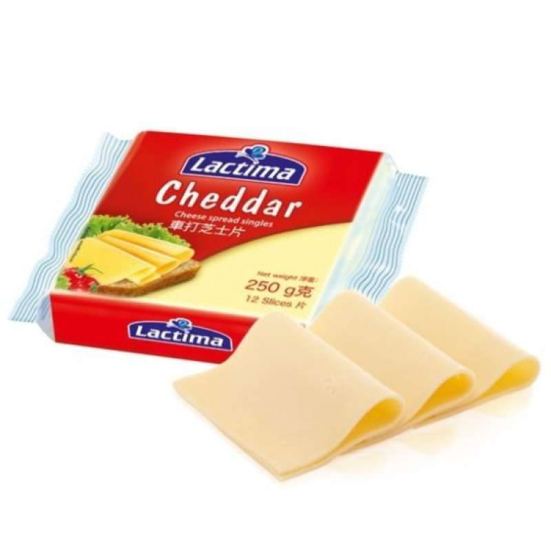 Jual LACTIMA CHEESE CHEDDAR SLICE 250GR di Seller Ranch Market Pulosari ...
