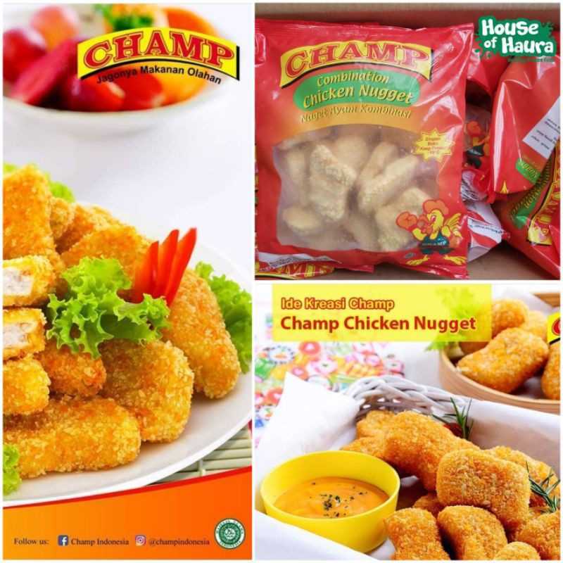 Jual Nugget Nuget Naget Chicken Ayam Champ Frozen Food Halal Di Seller ...