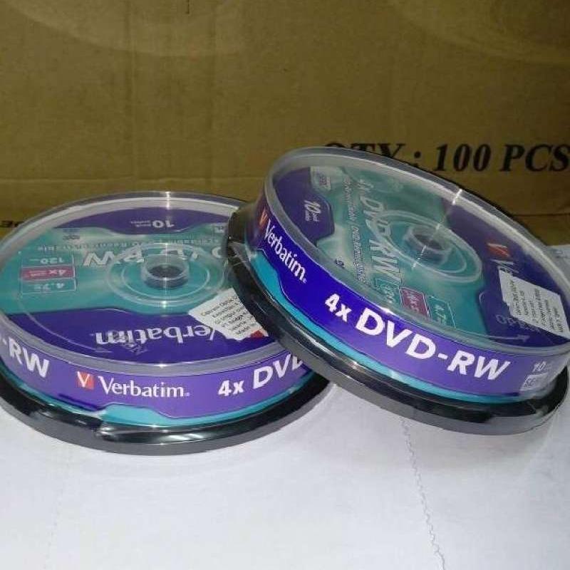 Jual VERBATIM DVD-RW DVD-Re- recordable isi 10pack di Seller mampang ...