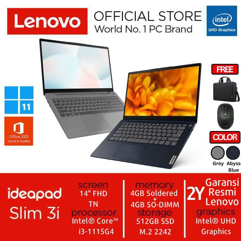 Promo Lenovo Ideapad Slim I Itl Fsid Ftid Notebook Core I G Gb Gb Ssd Win