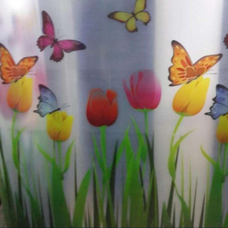 Jual plastik fiber tutup pagar pvc flat flexilon penutup pagar di ...