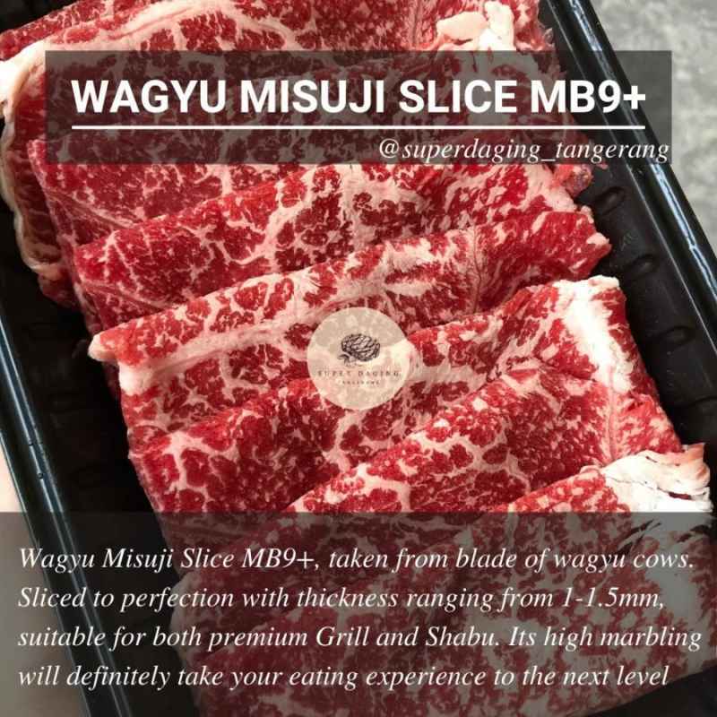 Jual Premium Wagyu Misuji Shabu Grill Slice Mb 9+ Di Seller Super ...