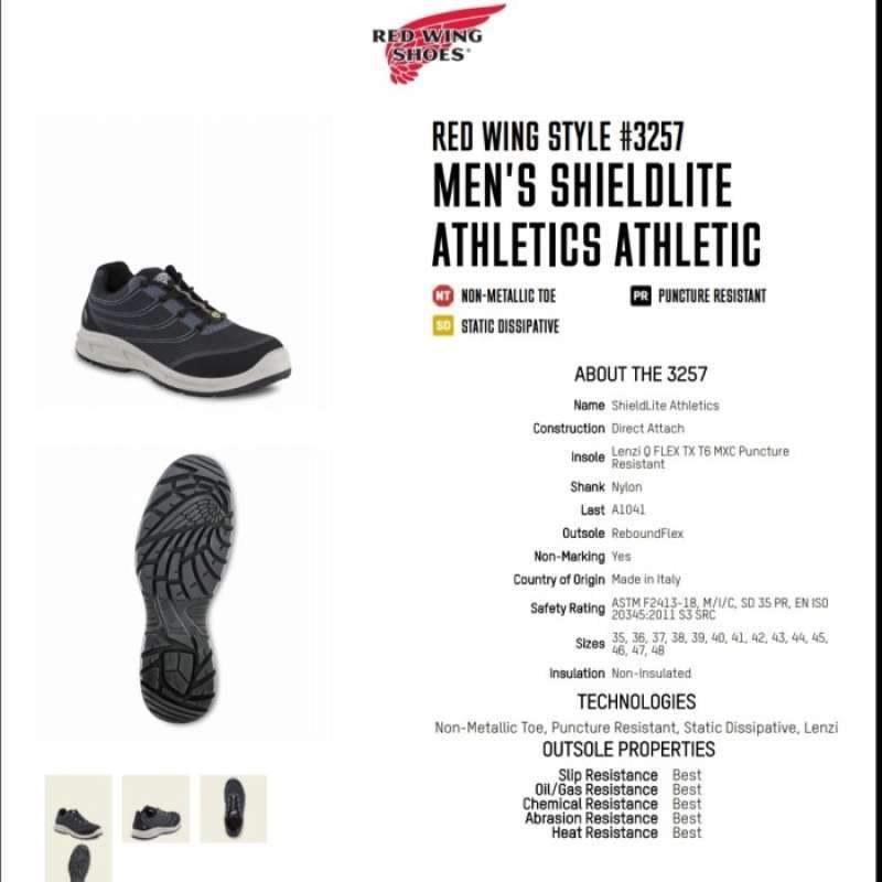 Jual Redwing 3257 Original Safety Shoes Red Wing 3257 Di Seller Aksara ...