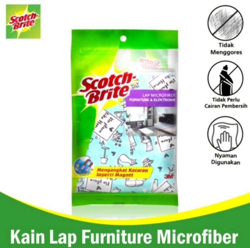 Jual 3m Scotch Brite Lap Furniture Microfiber Id 801 Di Seller Jaya Ory ...