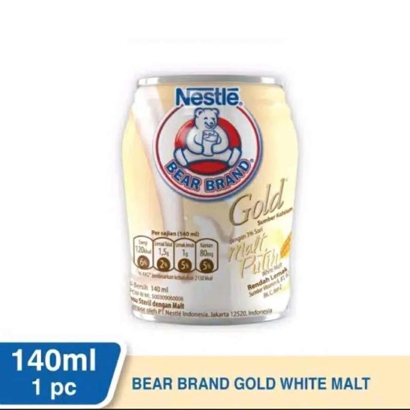 Jual Bear Brand Gold White Malt 140 ml di Seller Chandani Departemen Store - Bintaro, Kota ...
