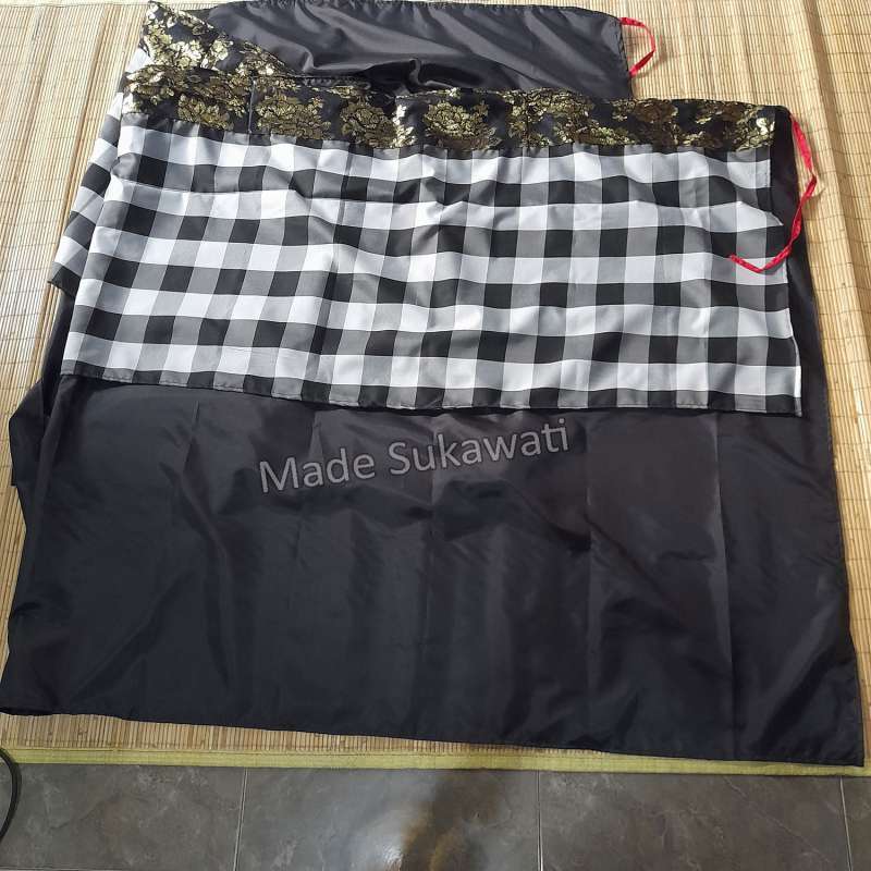 Jual Kain Wastra poleng jadi panjang 100cm x 110cm lapis 2 hiasan ...