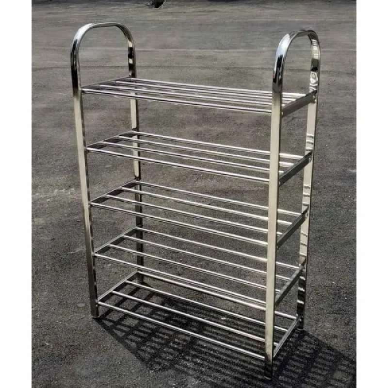 Jual Rak Sepatu Stainless Steel Susun 5 TERJAMIN di Seller SNJ Agriz ...