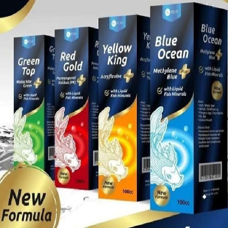 Jual Sg Fish Blue Ocean Methylene Blue Obat Ikan 100ml Di Seller Neo ...