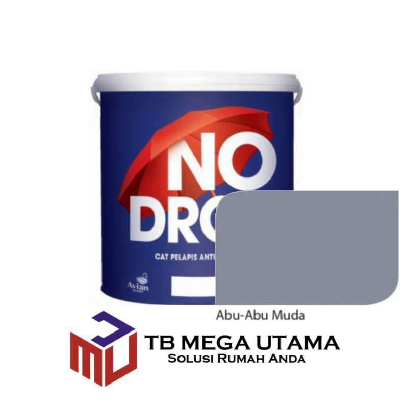 Jual No Drop Abu Abu Muda 4 Kg | Cat Pelapis Anti Bocor Dinding ...