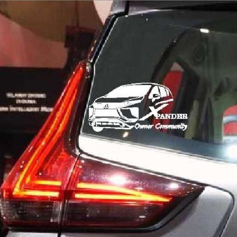 Jual Stiker New Xpander Club Owner Community Mobil Kaca Belakang ...