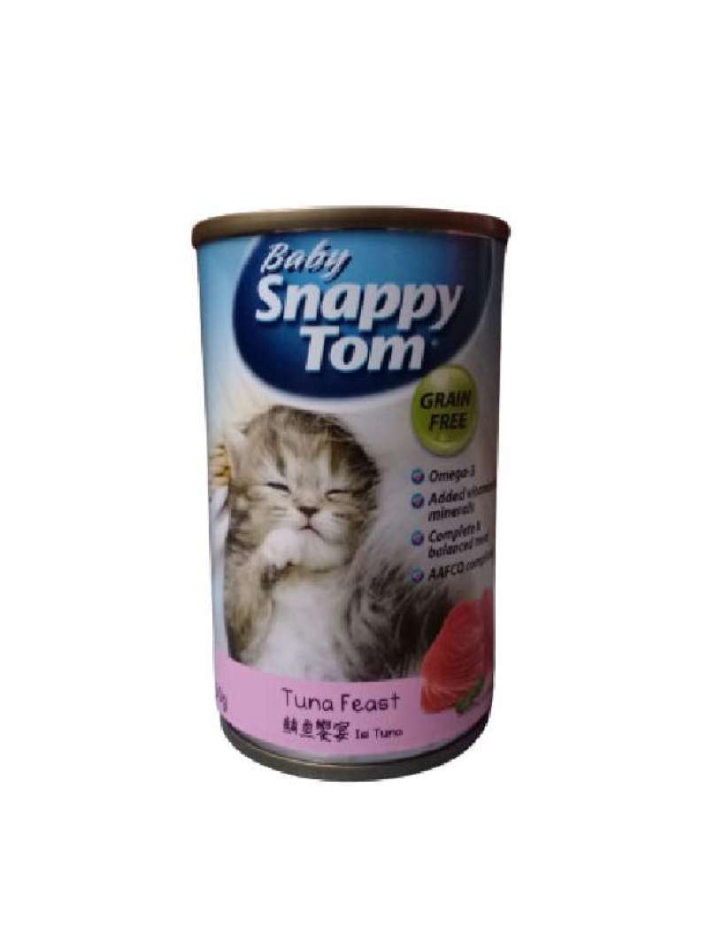 Jual Snappy Tom Baby Snappy Tom - Makanan Basah Kucing Kitten 150 Gr ...