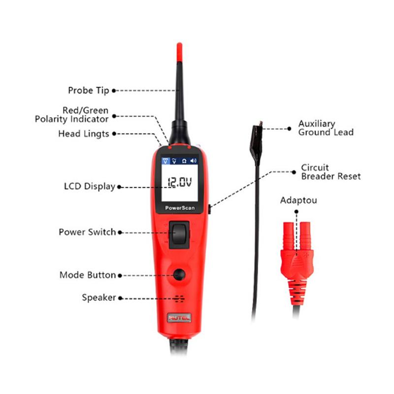 Jual AUTEL PS100 PowerScan Circuit Tester Osciloscope & Multimeter ...