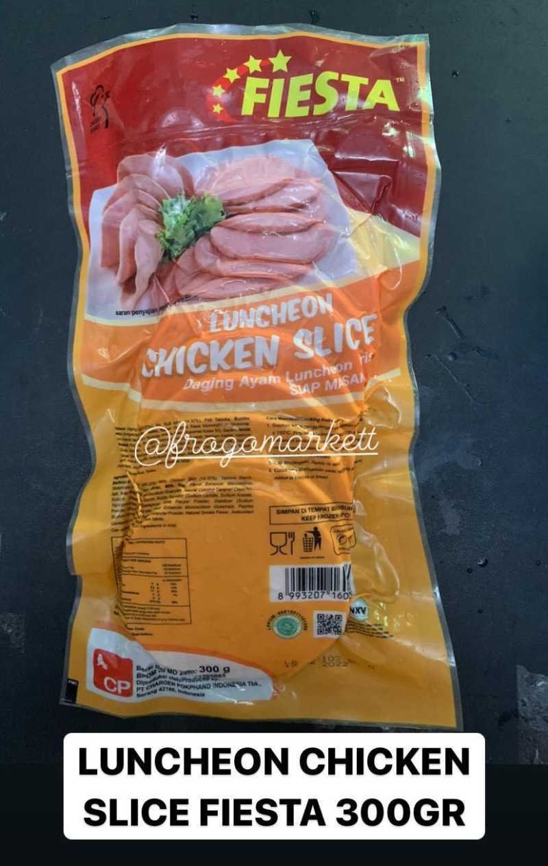 Jual Luncheon Chicken Slice Fiesta Daging Ham Daging Burger 300gr Di ...