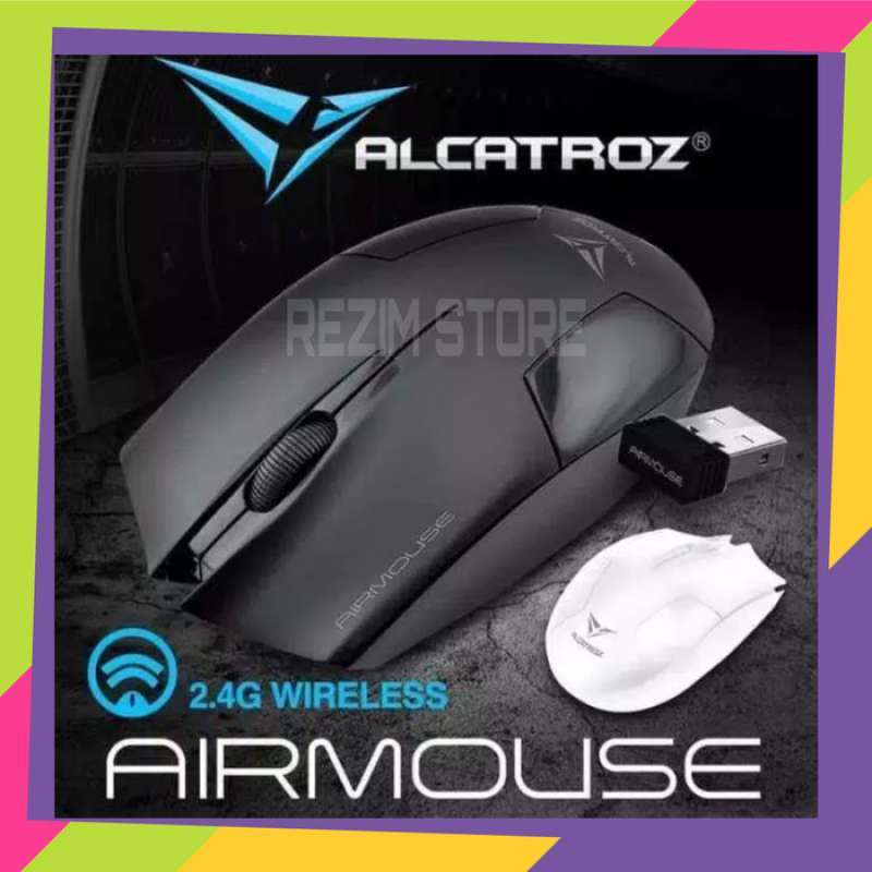 Jual Mouse Wireless / Bluetooth Airmouse Alcatroz Original - Black Di ...
