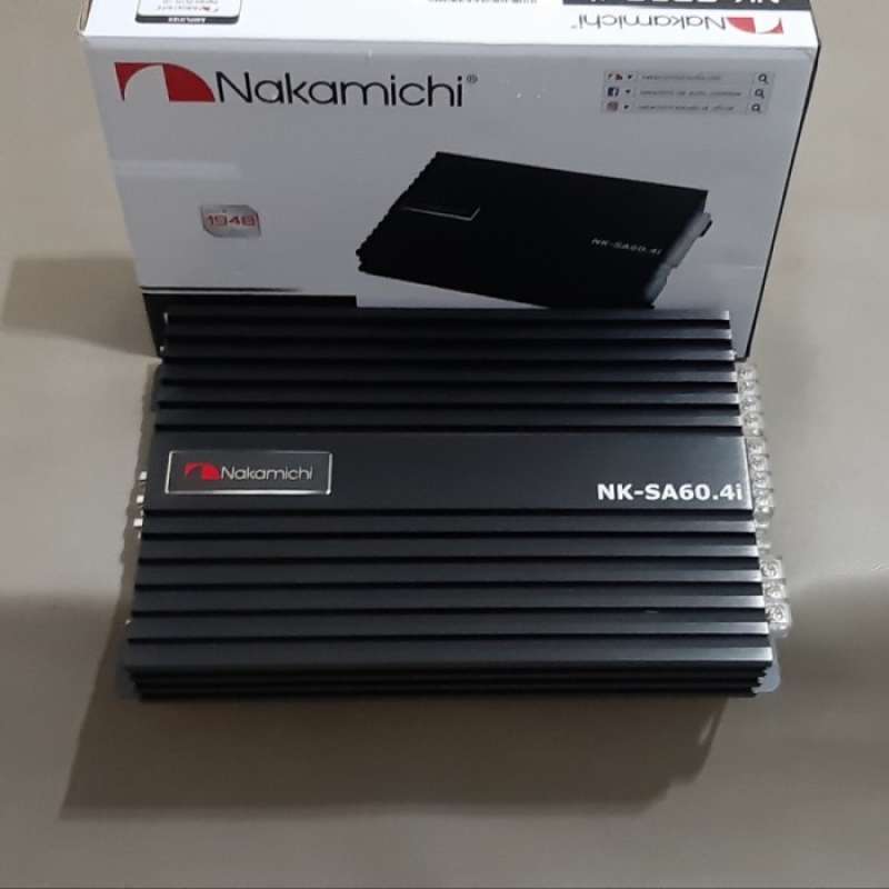 Promo Power Amplifier Nakamichi NK-SA60.4i / Power Amplifier Mobil 4 Channel di Seller Gasta ...