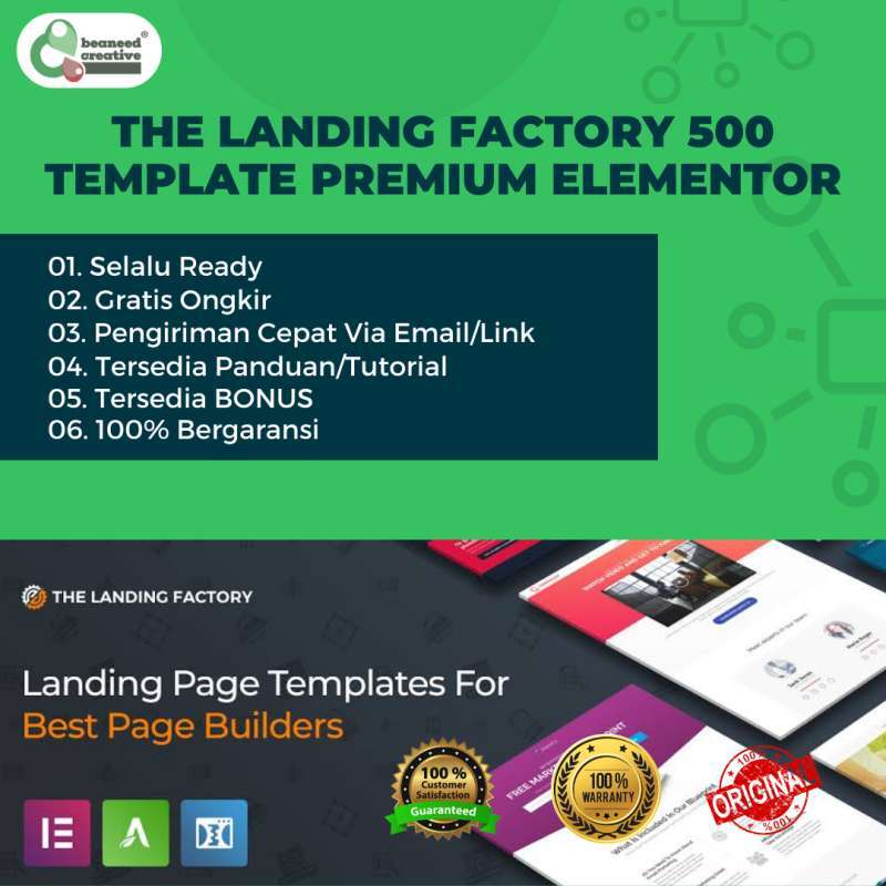 Jual THE LANDING FACTORY 500+ TEMPLATE PREMIUM ELEMENTOR PRO di Seller ...