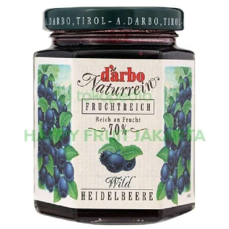 Jual Darbo blueberry 70% double fruit jam| selai | 200 grm di Seller ...