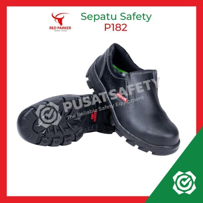 Jual Sepatu Safety Proyek Pendek Slop Red Parker P182 - 38 Di Seller ...