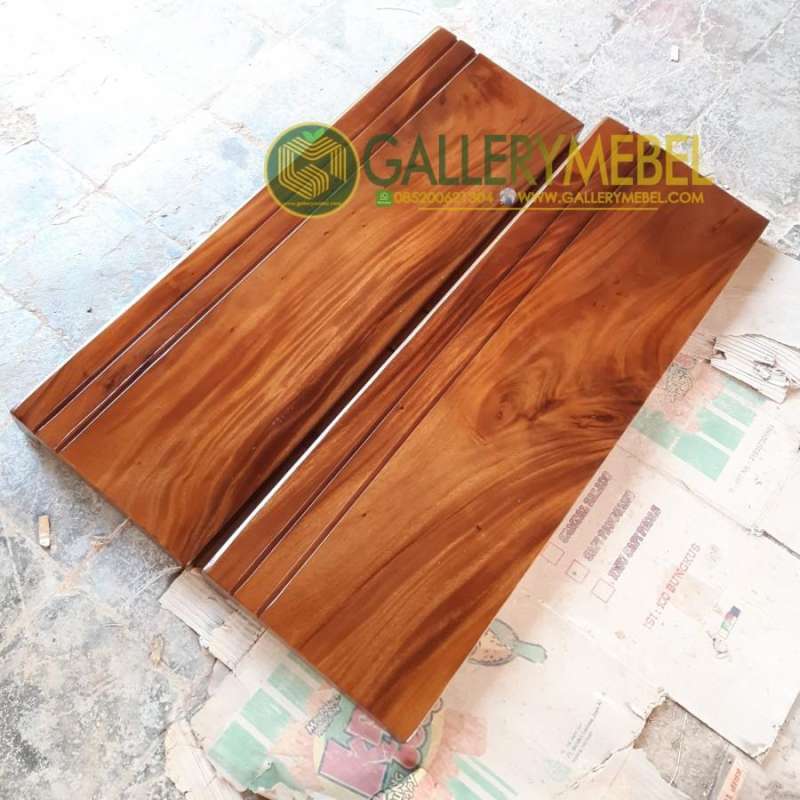 Jual Papan Trap Pijakan Tangga Kayu Solid Utuh / Papan Tangga Step ...