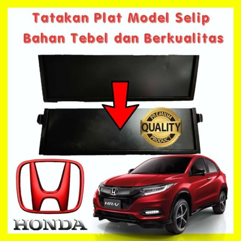 Jual Tatakan Plat Nomor Mobil Model Pejabat Selip Tebal For Honda Hrv ...