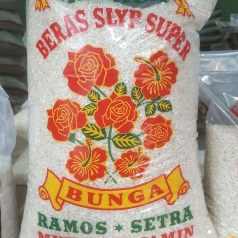 Promo Beras Ramos Setra cap Bunga 10kg Pulen Diskon 4% di Seller Gudang ...