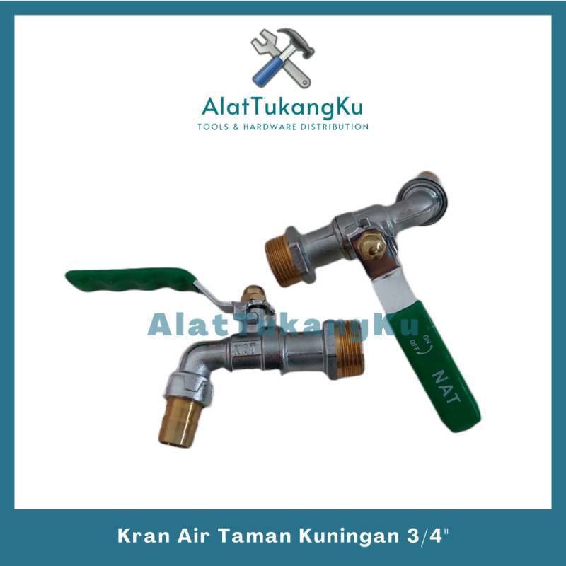 Jual Kran Air Taman Kuningan 3/4 / Keran Air Taman Kuningan Nat / Kran ...