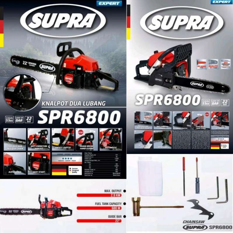 Jual CANGGIH STIHL SUPRA SP6800 MESIN CHAINSAW BENSIN GASOLINE CHAINSAW ...