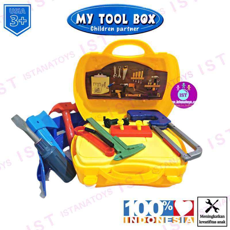 Promo Mainan Edukasi Anak My Tool Box Koper No.F1679-T Diskon 50% di ...