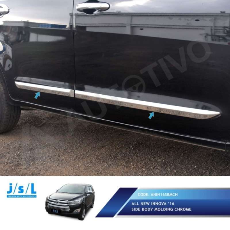 Promo All New Innova 2016 JSL Side Body Molding Lis Pintu Samping ...