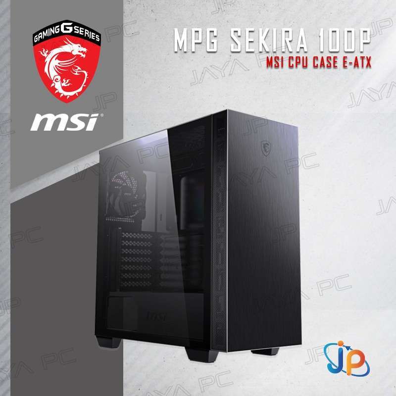 Promo MSI Gaming CPU Case MPG Sekira 100P - Tempered Glass Chassis ...