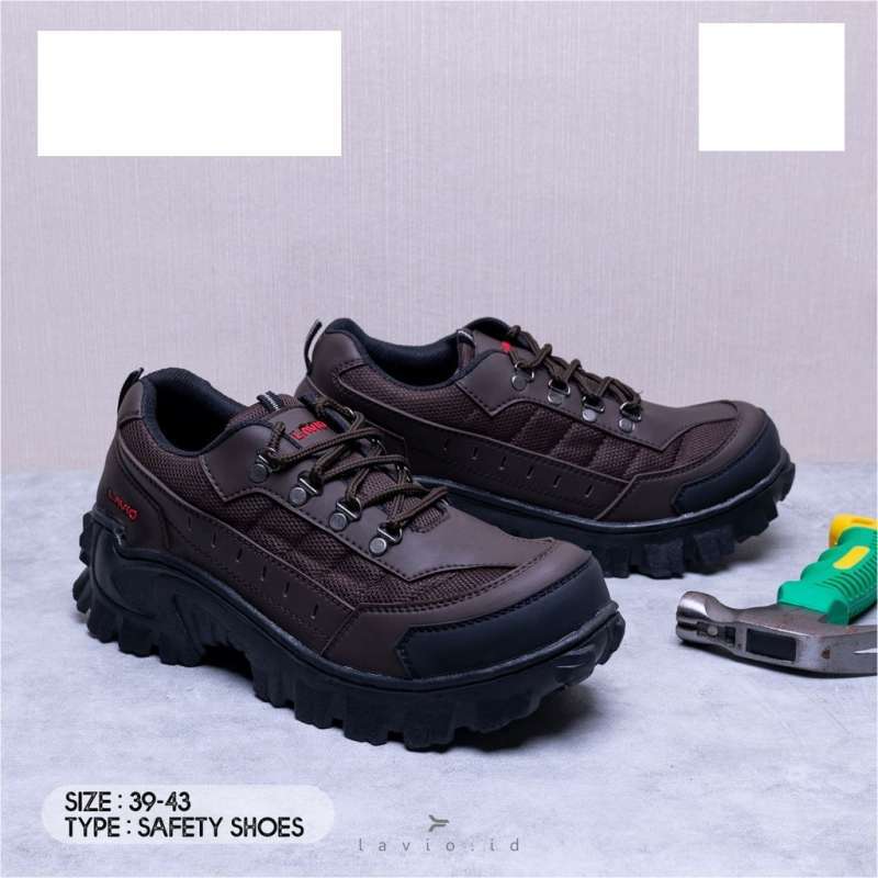 Promo Sepatu Septy Pria Semi Bots Safety Ujung Besi Original Sefty ...
