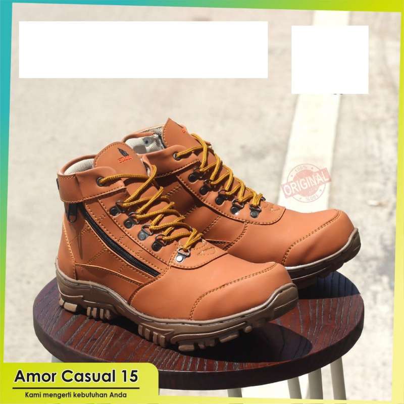 Promo Sepatu Safety Pria Ujung Besi Original Cladico Lion High Sefti ...