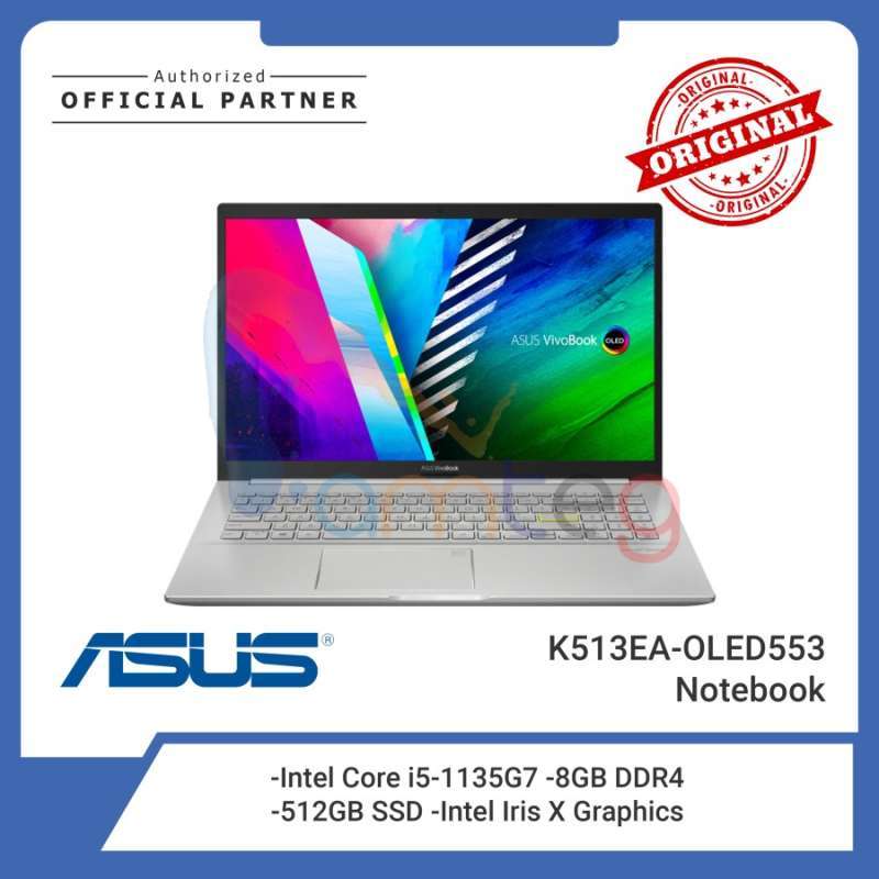 Jual ASUS Laptop K513EA-OLED553 / i5 1135G7 / 8GB / 512GB / WIN11 di ...