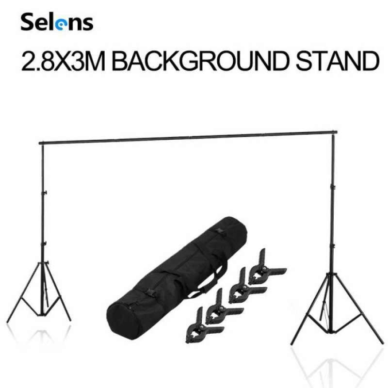 Promo Stand Background Foto Studio 2,5 X 3 Meter Tiang Besi Stand ...