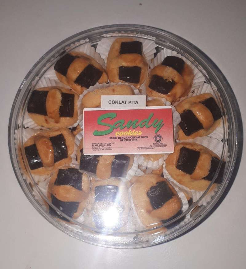 Jual Sandy Cookies Coklat Pita Kue Kering [500 G] Di Seller All In ...