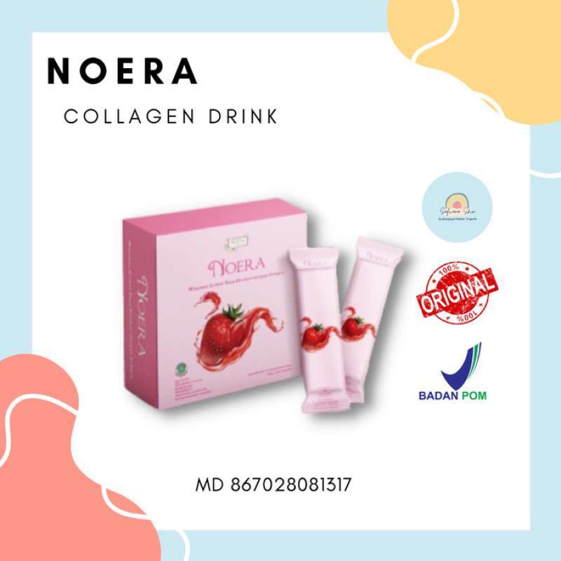 Jual Noera Collagen Drink Minuman Kolagen Pencerah Kulit isi 15 sachet ...