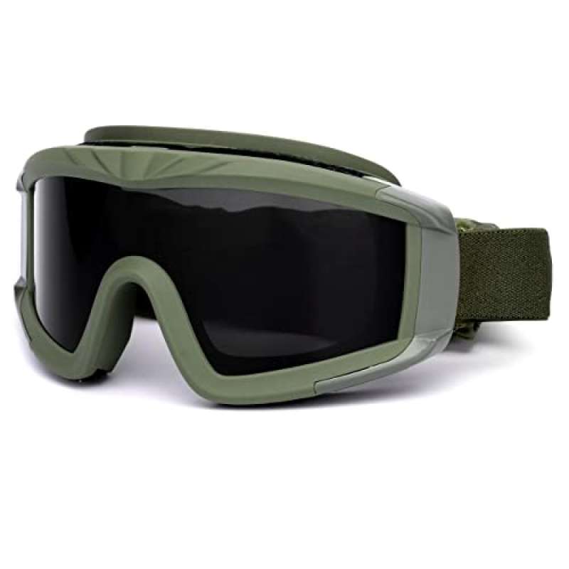 Promo Outdoor Sports Military Airsoft Tactical Goggles with 3 ...