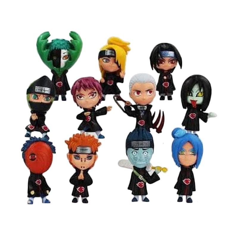 Jual OEM Naruto Set Figure Akatsuki Figure Itachi Sasuke Tobi Kisame ...