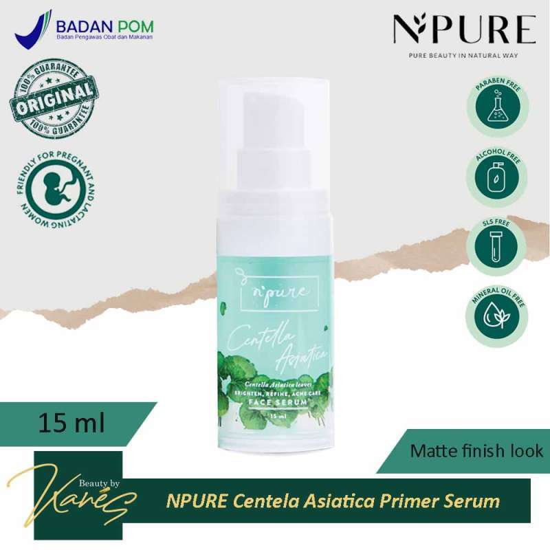 Promo NPURE Silky Face Primer Serum Wajah Centella Asiatica (Cica ...