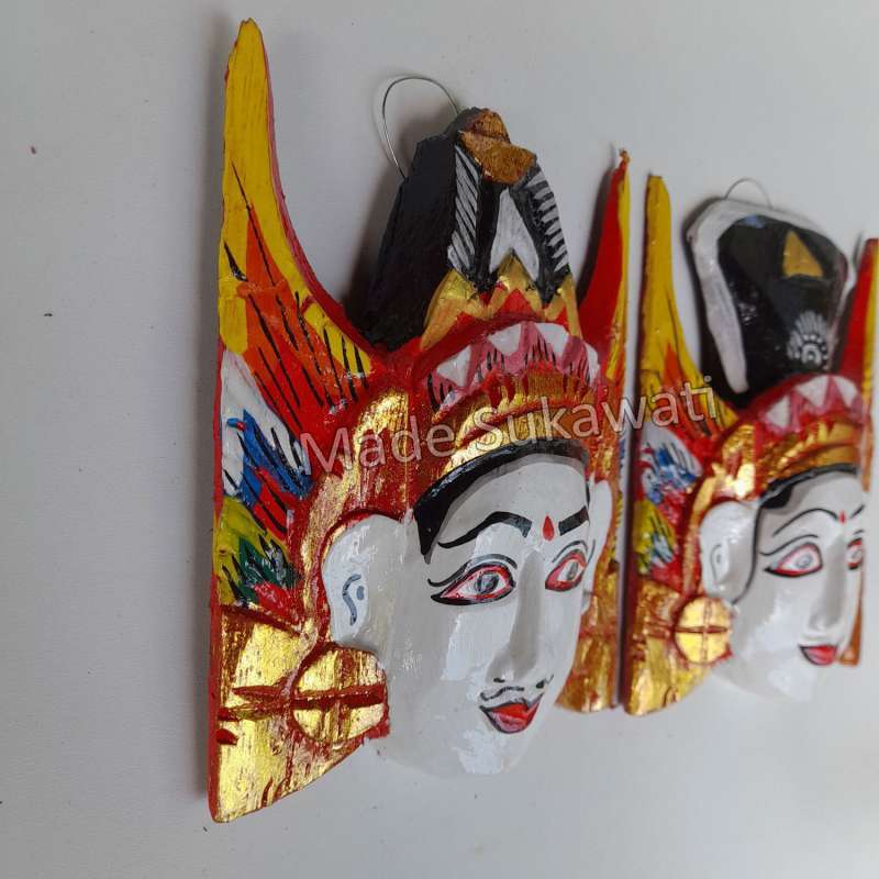 Promo Sepasang Hiasan Rama Sita Kerajinan Ukiran Kayu Dekorasi Khas ...